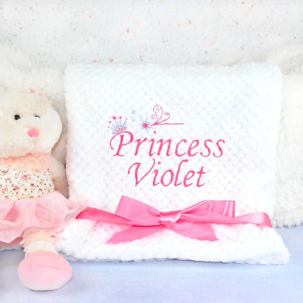 Personalised Super Soft Princess Blanket | TeddyT's