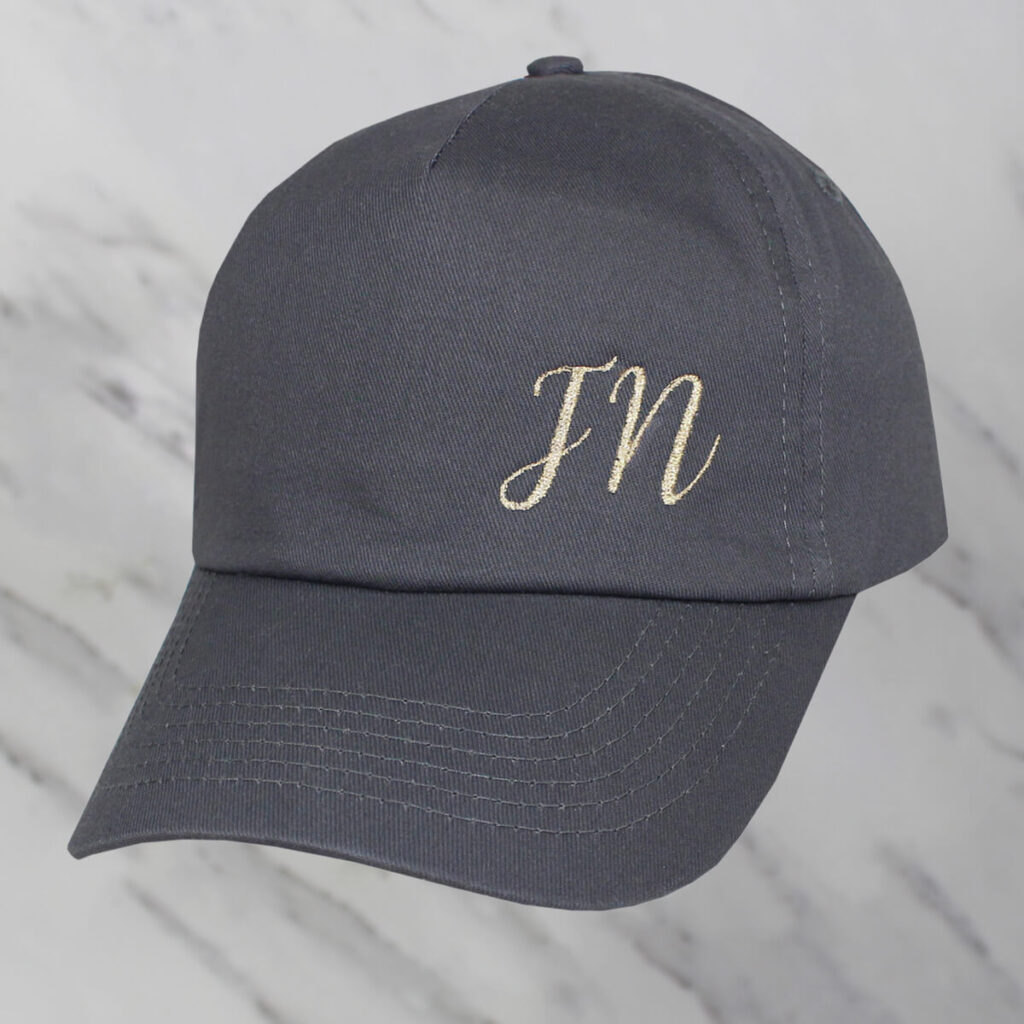 Personalised Ladies' Initial Baseball Cap | TeddyT's