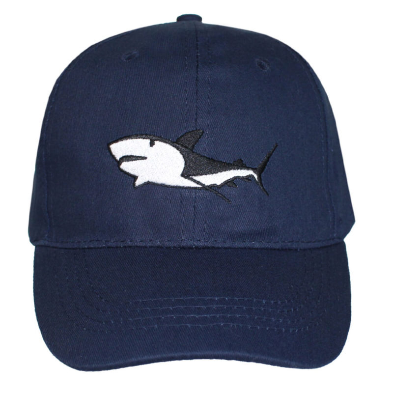 Children's Embroidered Shark Baseball Cap Sun Hat | TeddyT's